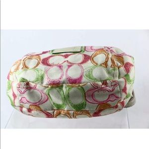 Coach | Bags | Coach White Multicolor Signature Shoulder Bag | Poshmark